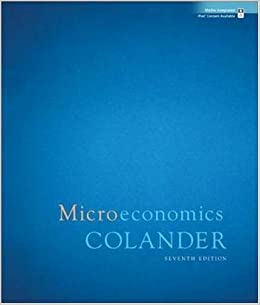 David C. Colander - Microeconomics