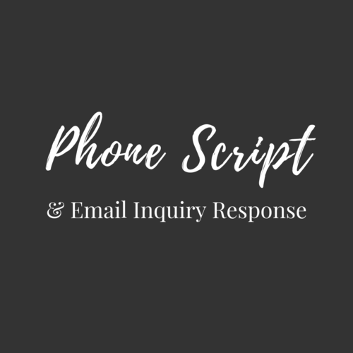 Alex Chalkley - Phone Script + Email Inquiry Response Bundle Guide ...