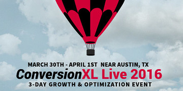 ConversionXL - CXL Live 2016 - Supporting Your Learning and Development