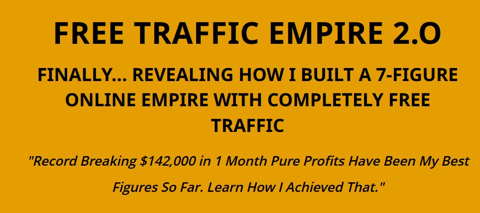 Taresh Singhania - Free Traffic Empire - Supporting Your Learning and ...