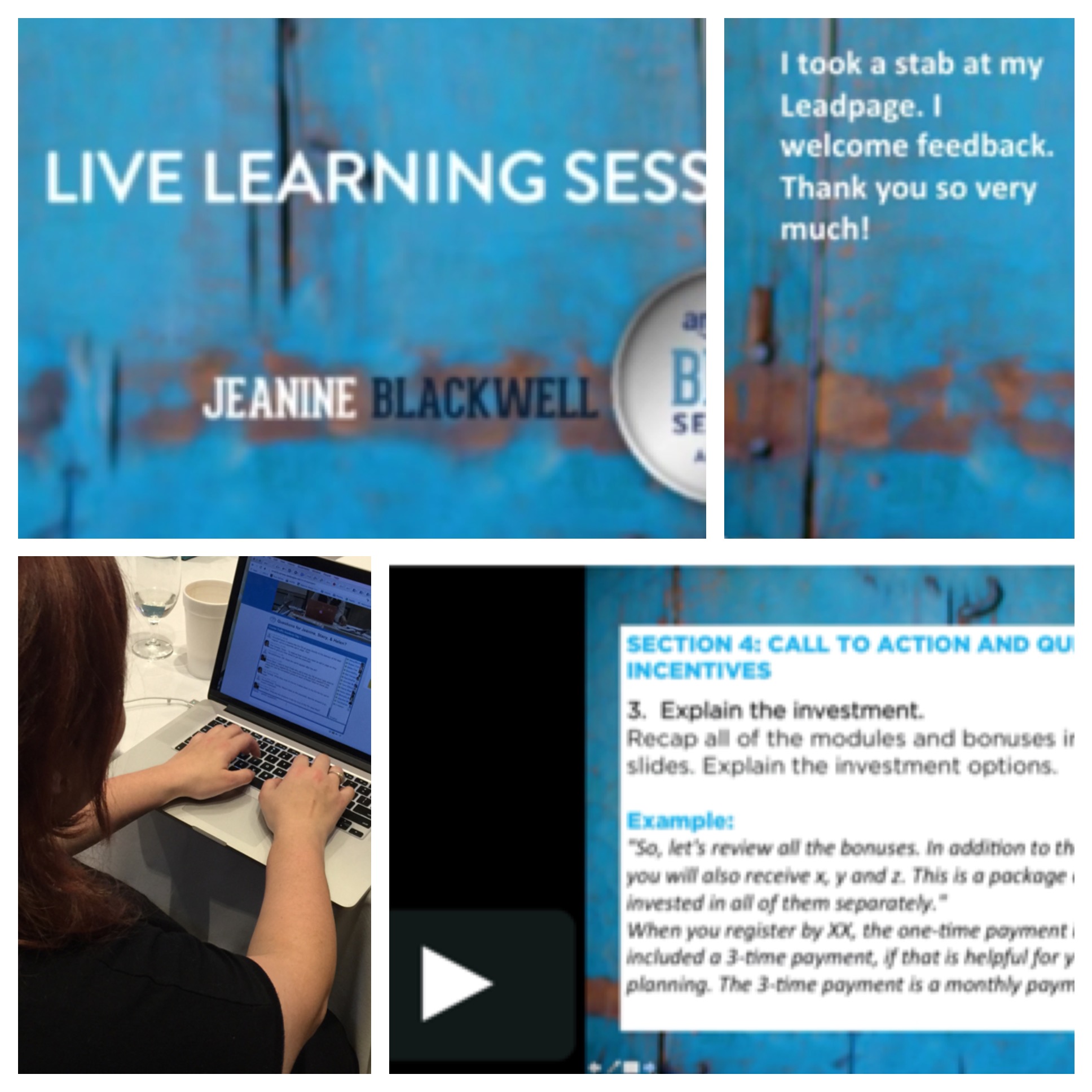 Jeanine Blackwell - The Launch Lab - Supporting Your Learning and ...