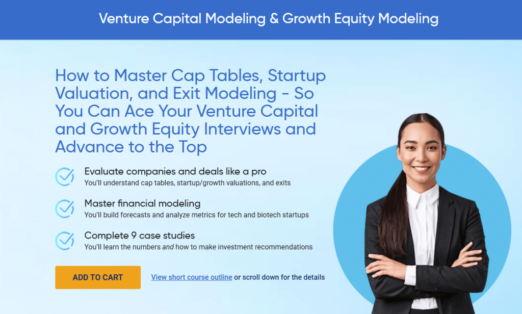 Breaking Into Wall Street - Venture Capital & Growth Equity Modeling 2024 - Supporting Your ...