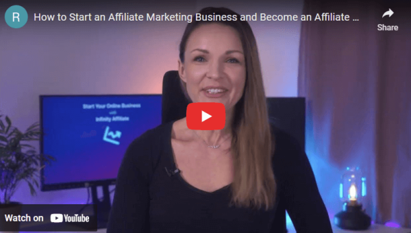 Infinity Affiliate Course - Supporting Your Learning and Development