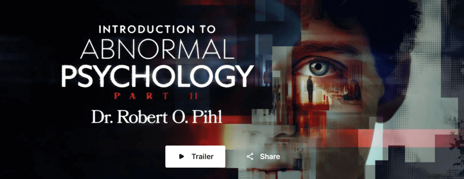 Peterson Academy - Robert Pihl - Intro to Abnormal Psychology - Part II ...