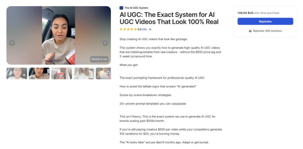 AI UGC - The Exact System for AI UGC Videos That Look 100% Real ...